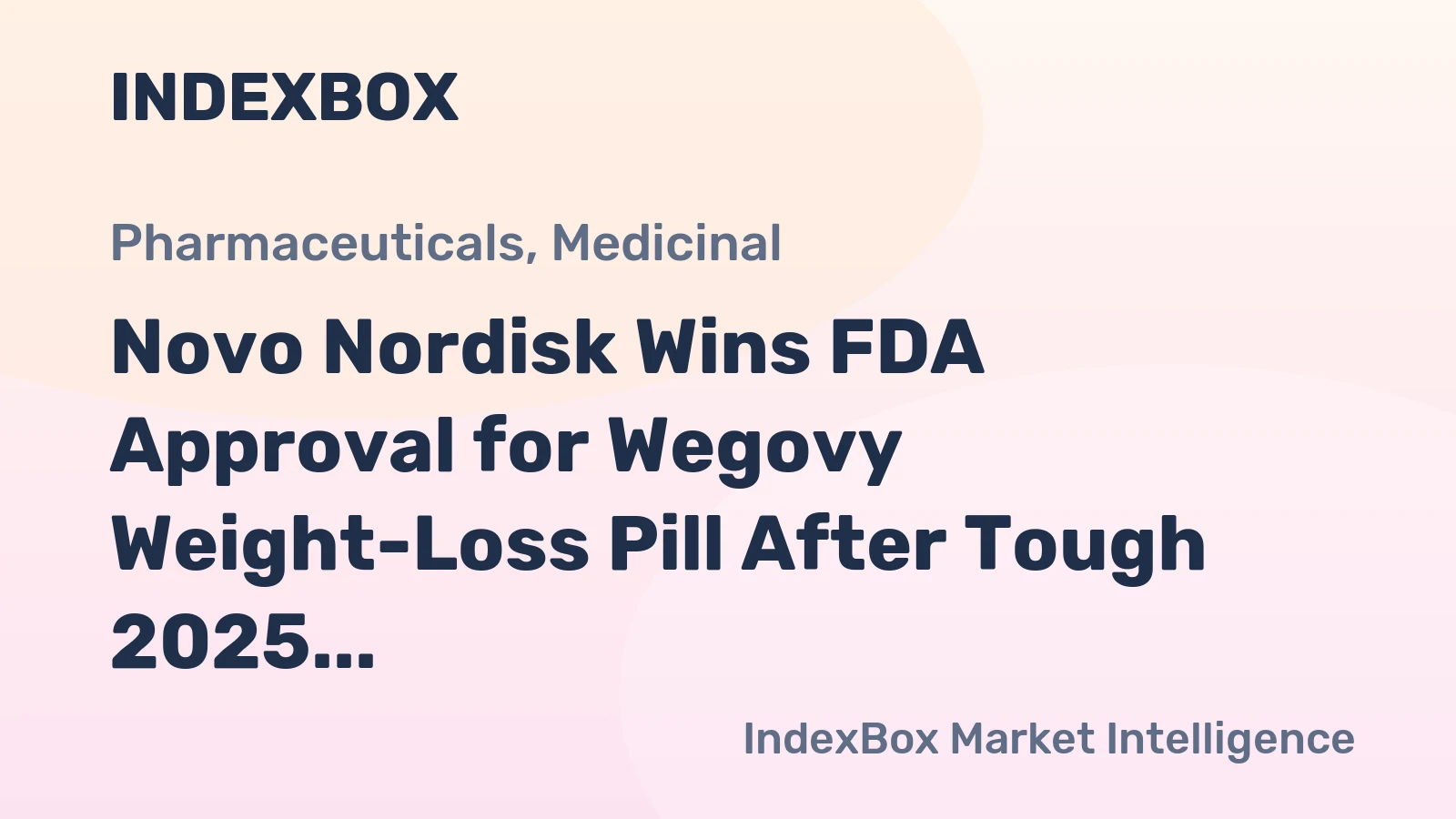 Novo Nordisk Wins FDA Approval for Wegovy Weight-Loss Pill After Tough 2025