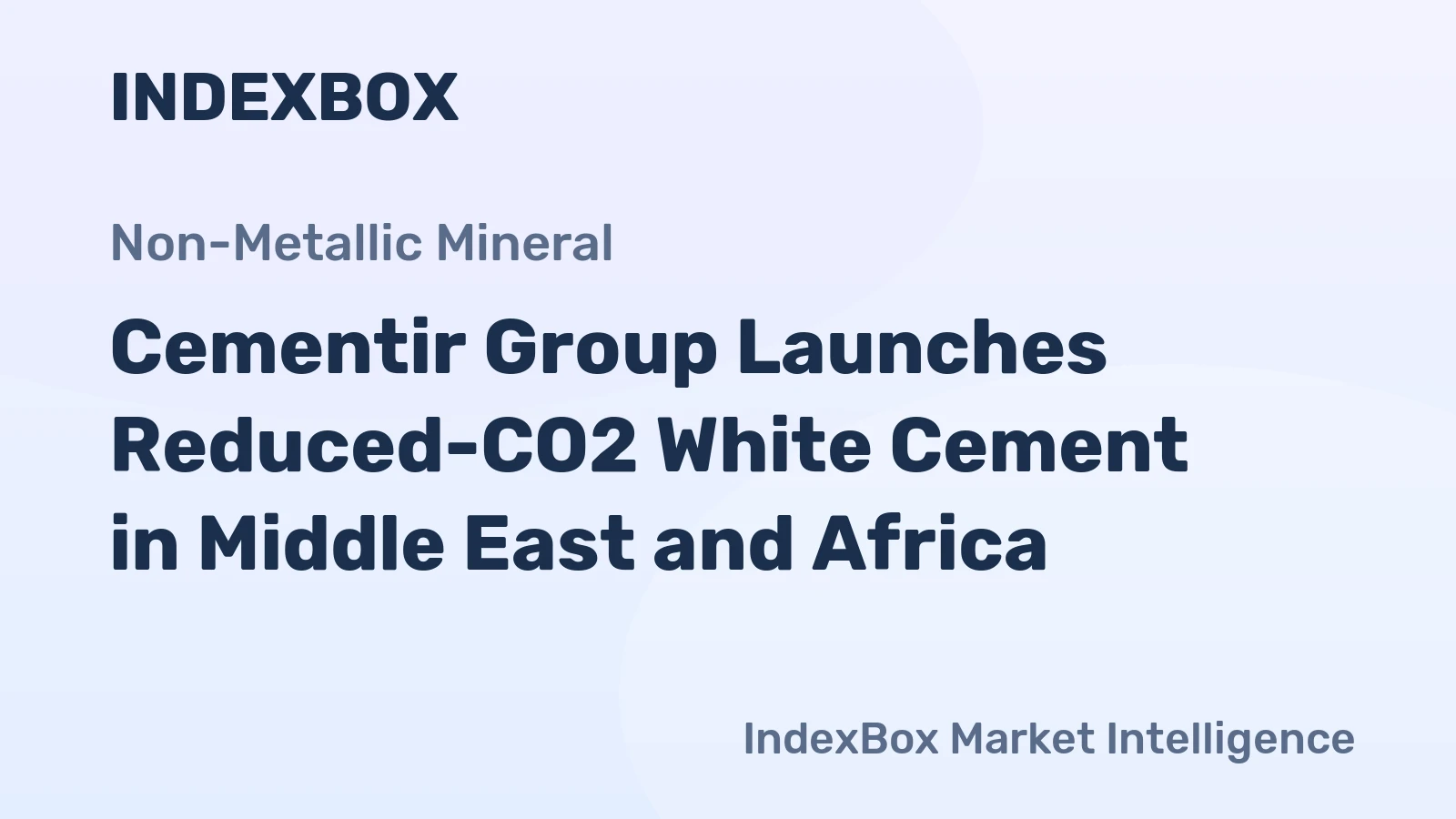 Cementir Group Launches Reduced-CO2 White Cement in Middle East and Africa
