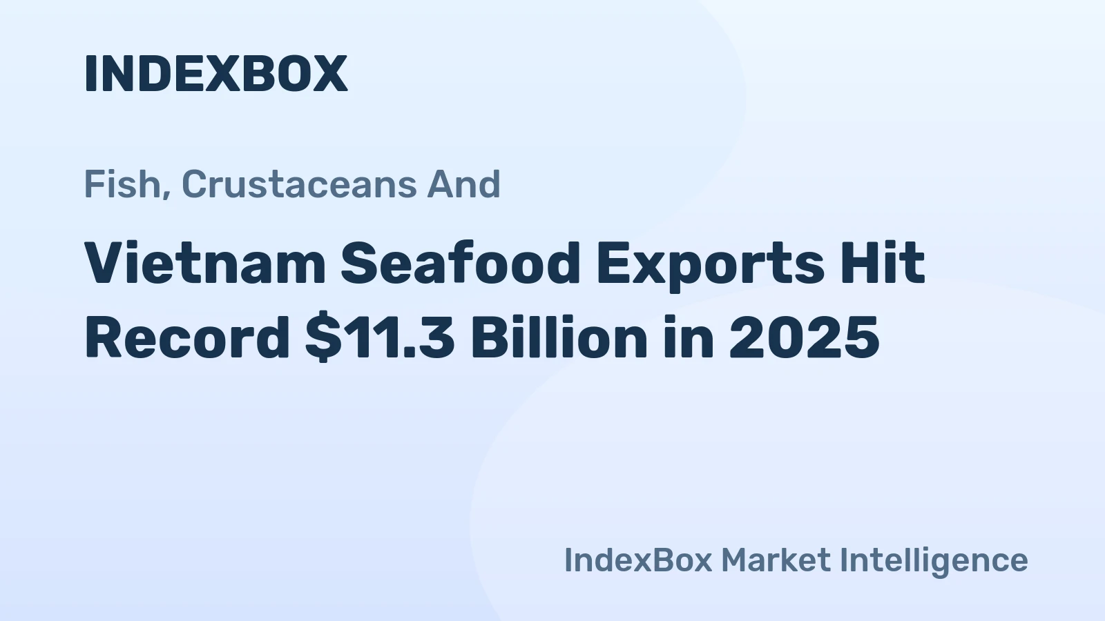 Vietnam Seafood Exports Hit Record $11.3 Billion in 2025