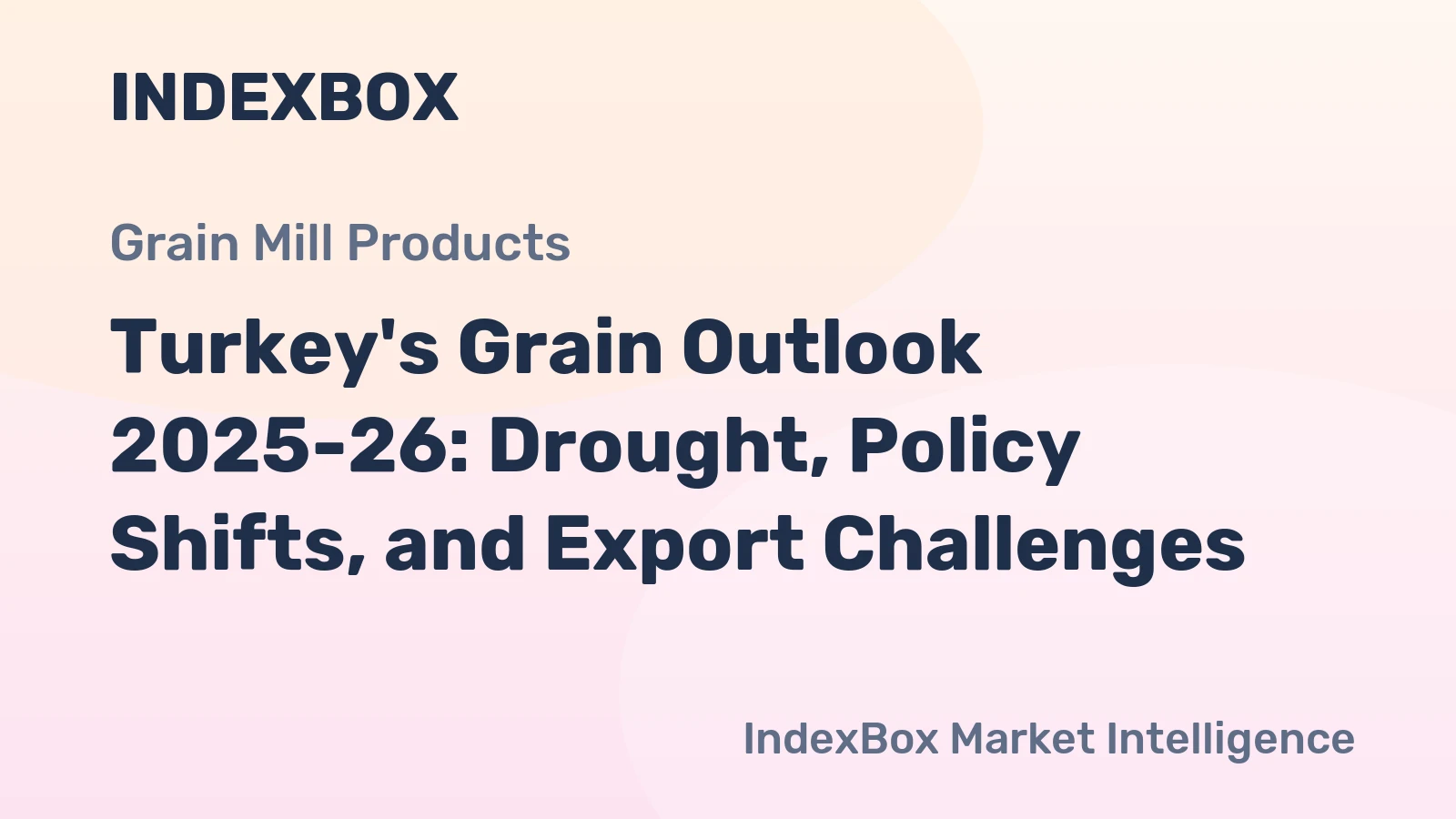 Turkey's Grain Outlook 2025-26: Drought, Policy Shifts, and Export Challenges