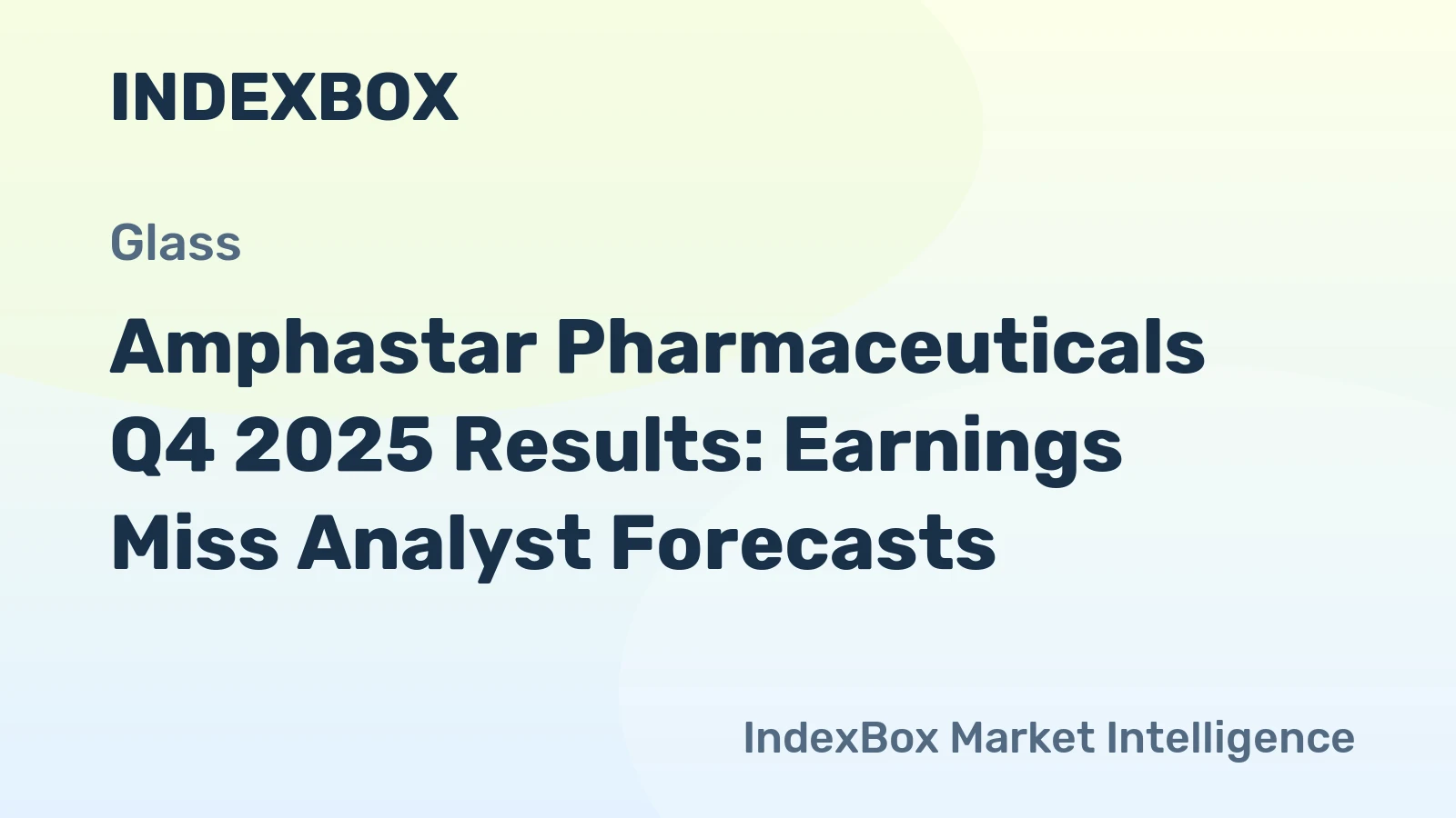 Amphastar Pharmaceuticals Q4 2025 Results: Earnings Miss Analyst Forecasts