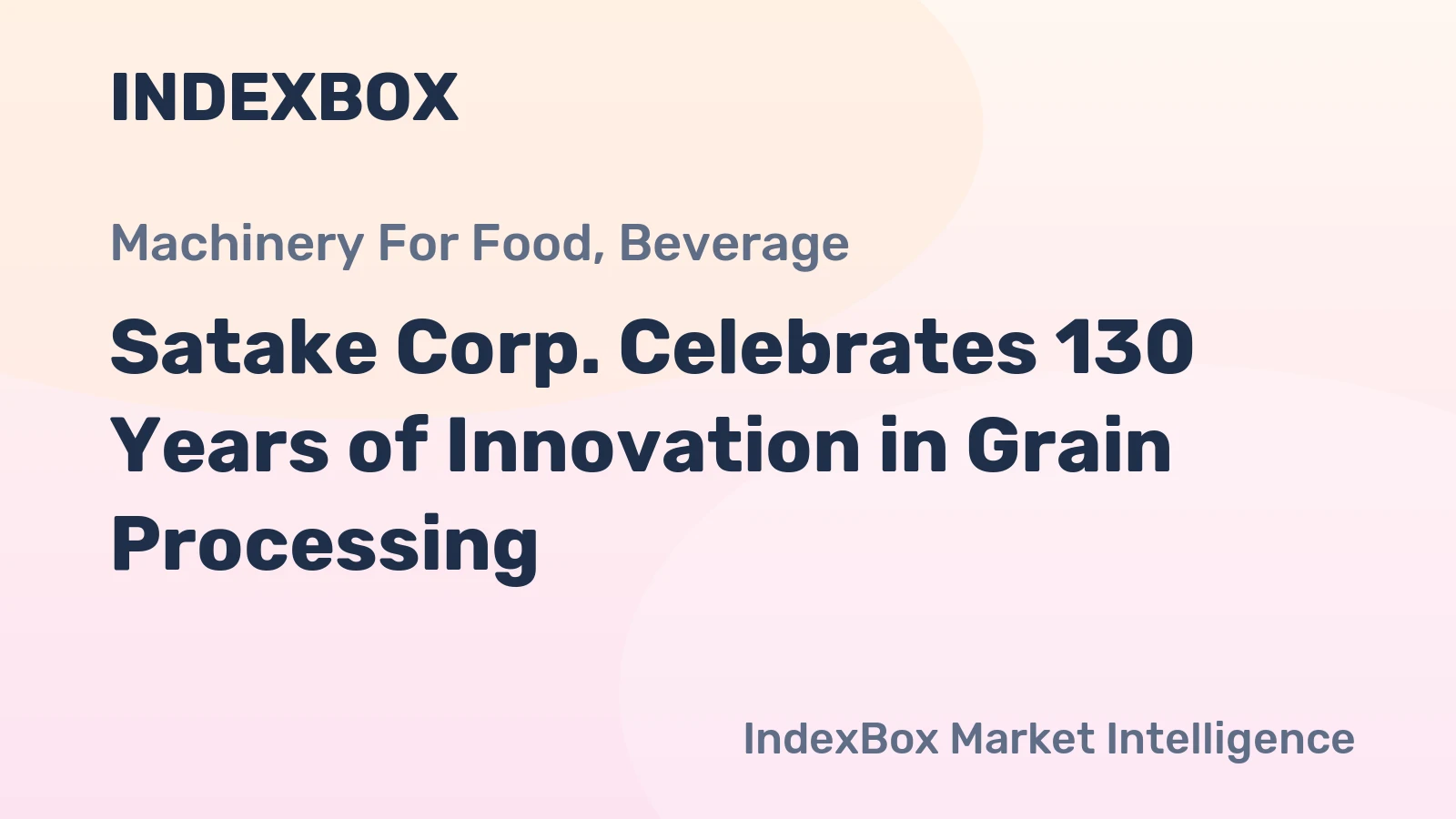 Satake Corp. Celebrates 130 Years of Innovation in Grain Processing