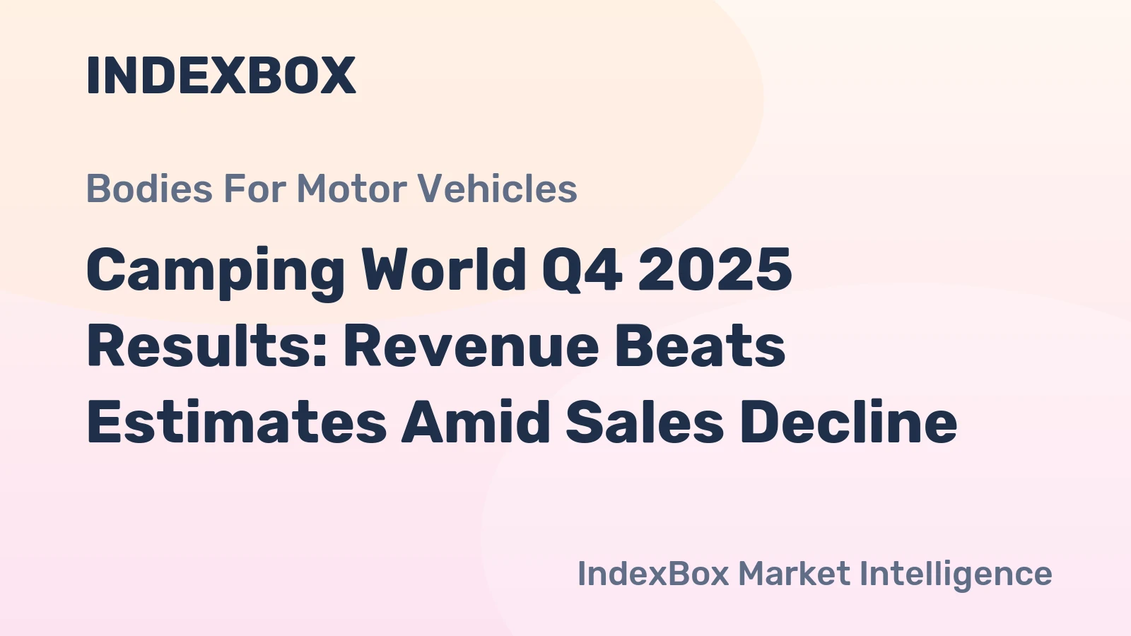 Camping World Q4 2025 Results: Revenue Beats Estimates Amid Sales Decline