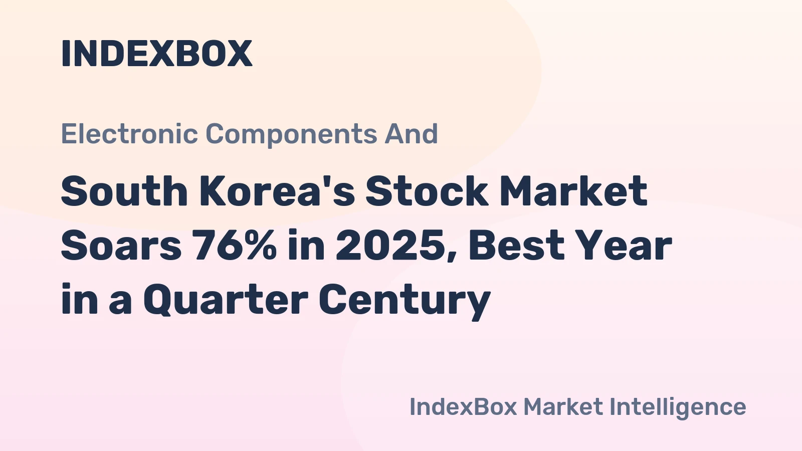 South Korea's Stock Market Soars 76% in 2025, Best Year in a Quarter Century