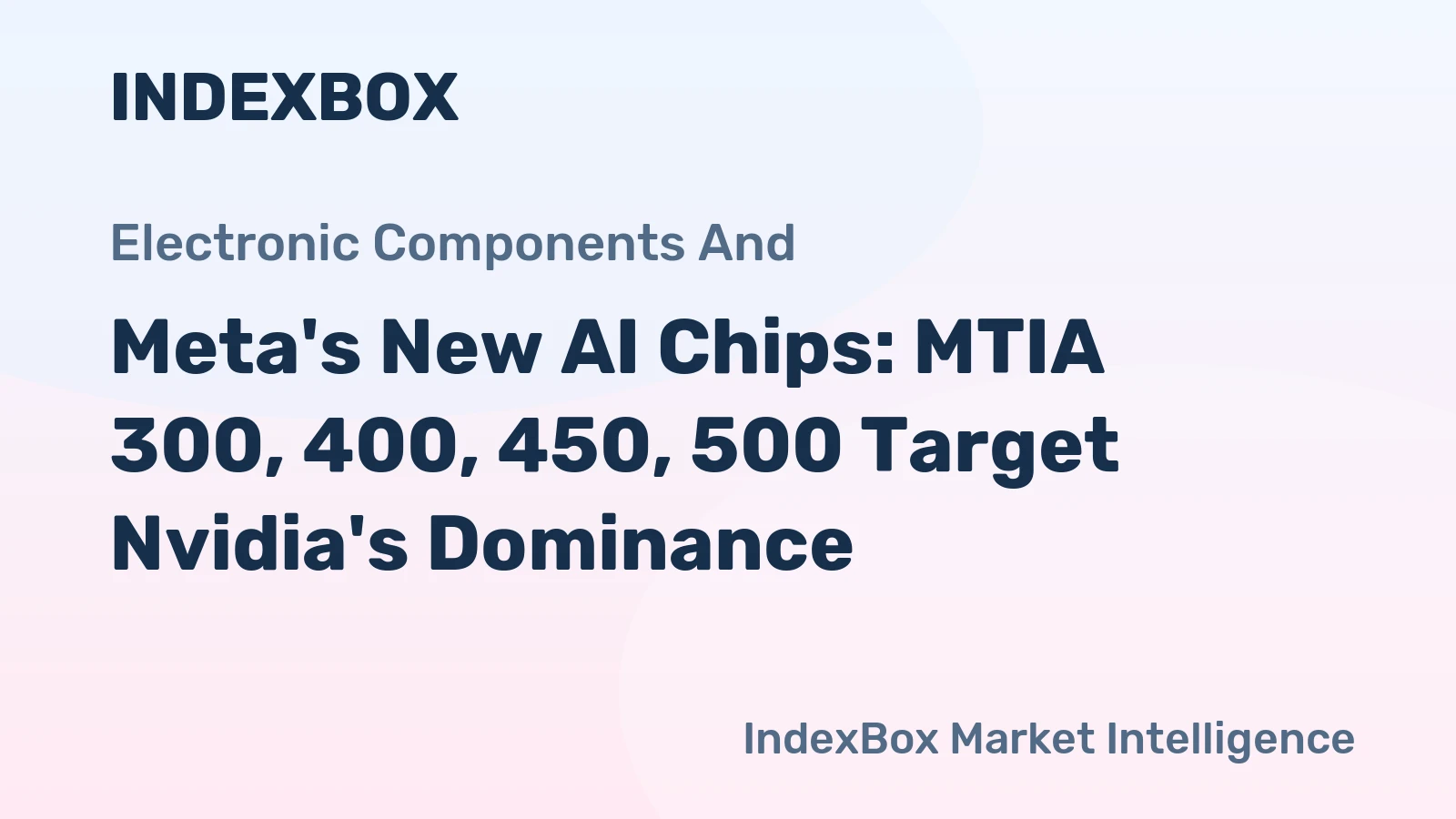 Meta's New AI Chips: MTIA 300, 400, 450, 500 Target Nvidia's Dominance