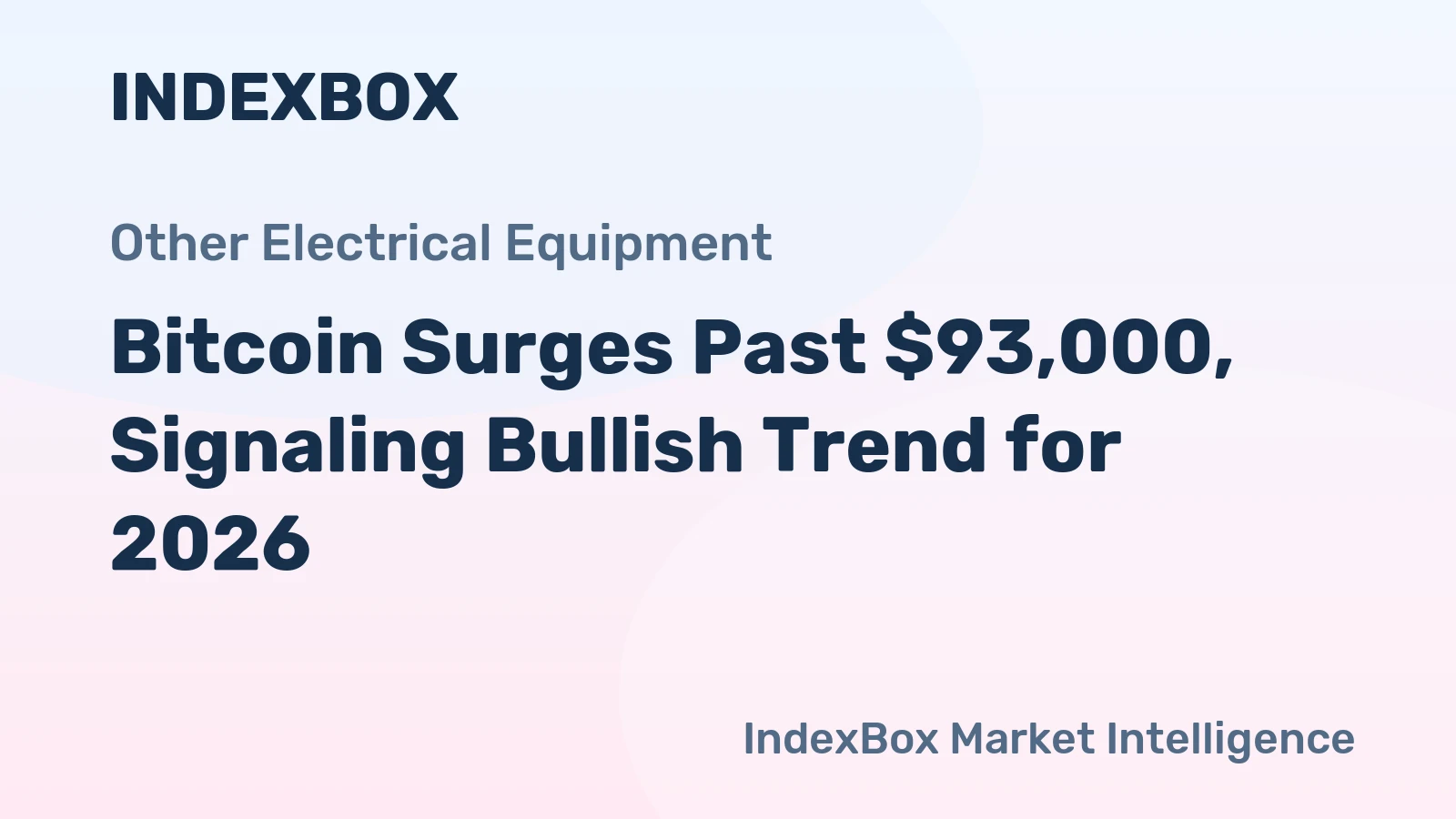 Bitcoin Surges Past $93,000, Signaling Bullish Trend for 2026