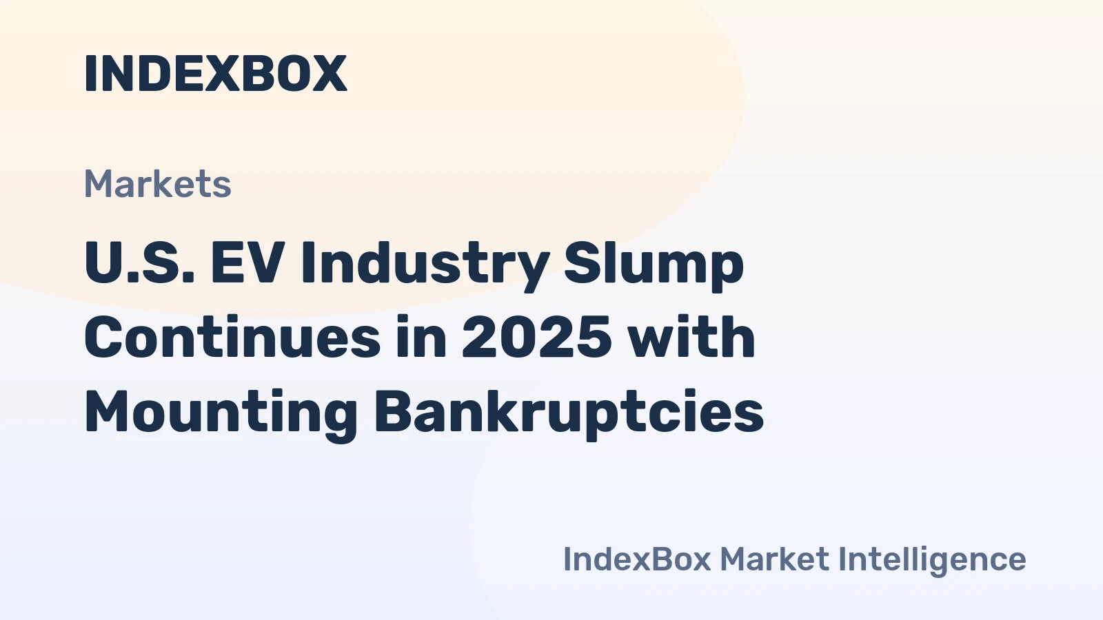 U.S. EV Industry Slump Continues in 2025 with Mounting Bankruptcies