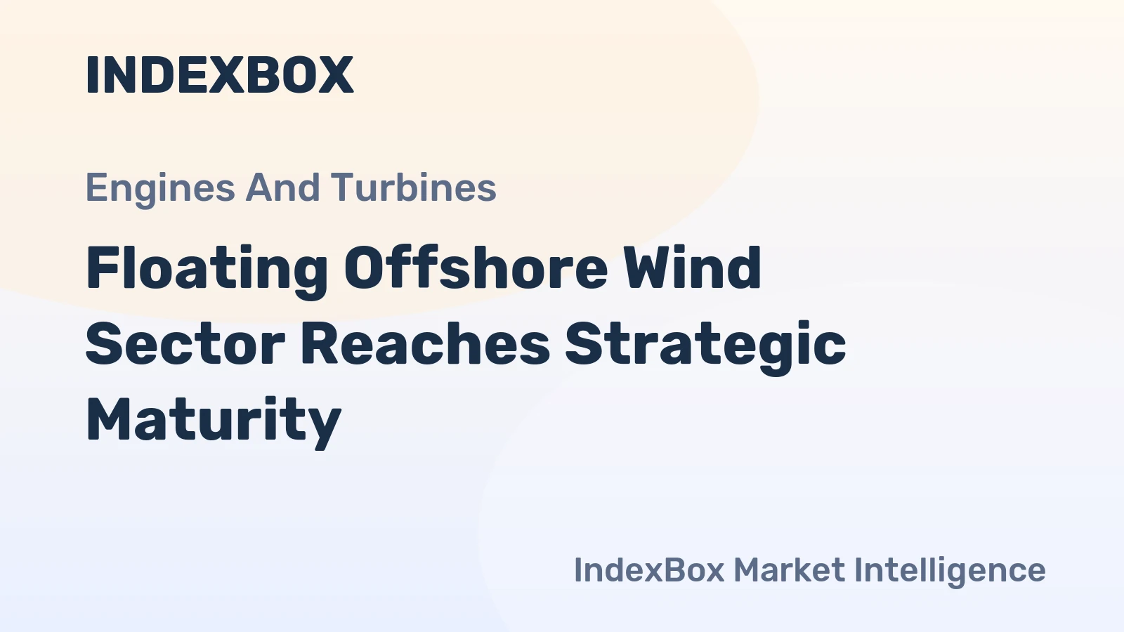 Floating Offshore Wind Sector Reaches Strategic Maturity