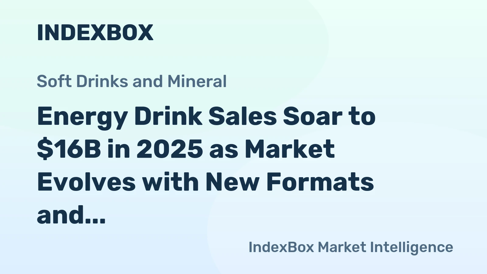 Energy Drink Sales Soar to $16B in 2025 as Market Evolves with New Formats and Flavors