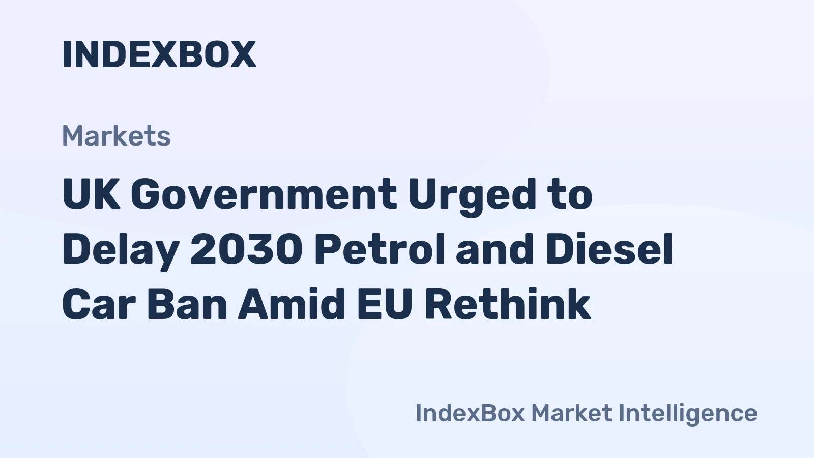 UK Government Urged to Delay 2030 Petrol and Diesel Car Ban Amid EU Rethink