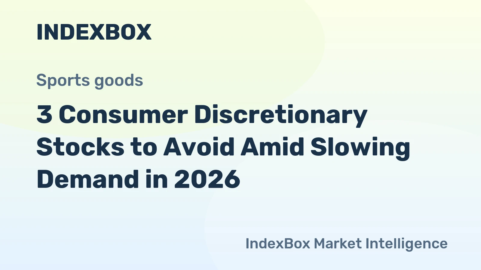 3 Consumer Discretionary Stocks to Avoid Amid Slowing Demand in 2026