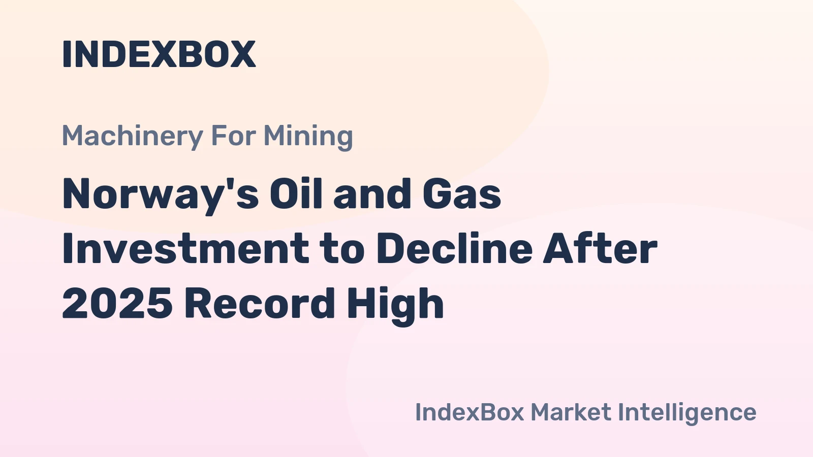 Norway's Oil and Gas Investment to Decline After 2025 Record High