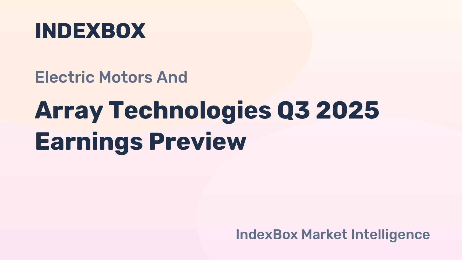Array Technologies Q3 2025 Earnings Preview