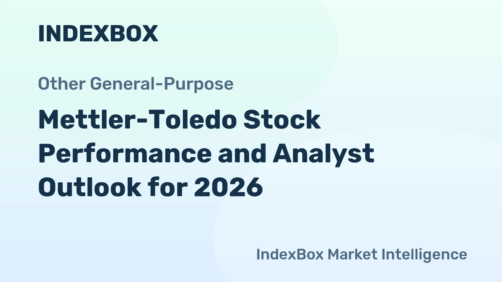 Mettler-Toledo Stock Performance and Analyst Outlook for 2026
