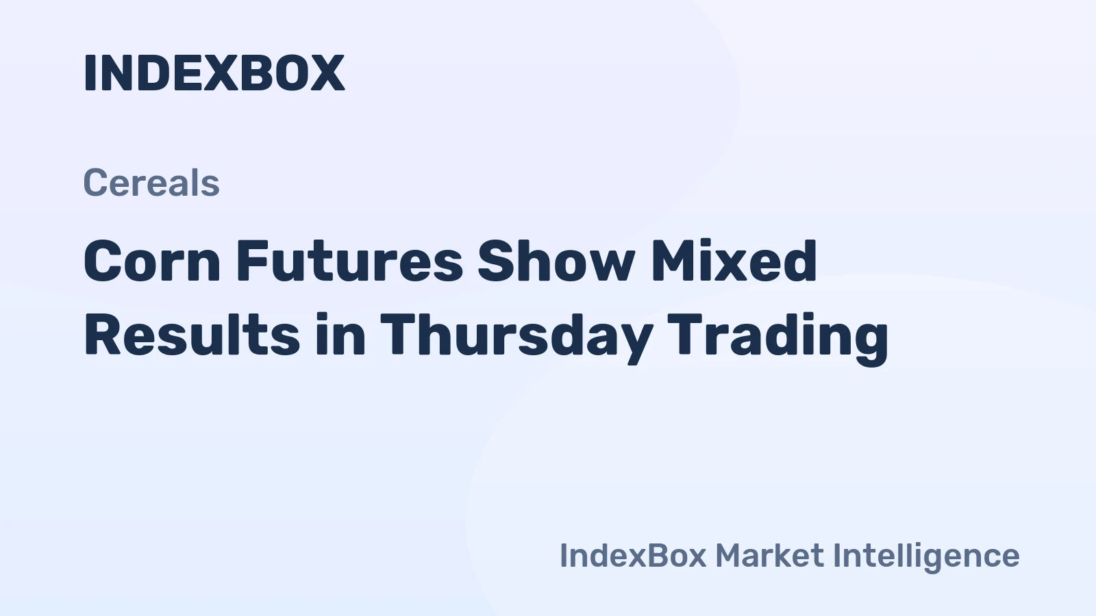 Corn Futures Show Mixed Results in Thursday Trading