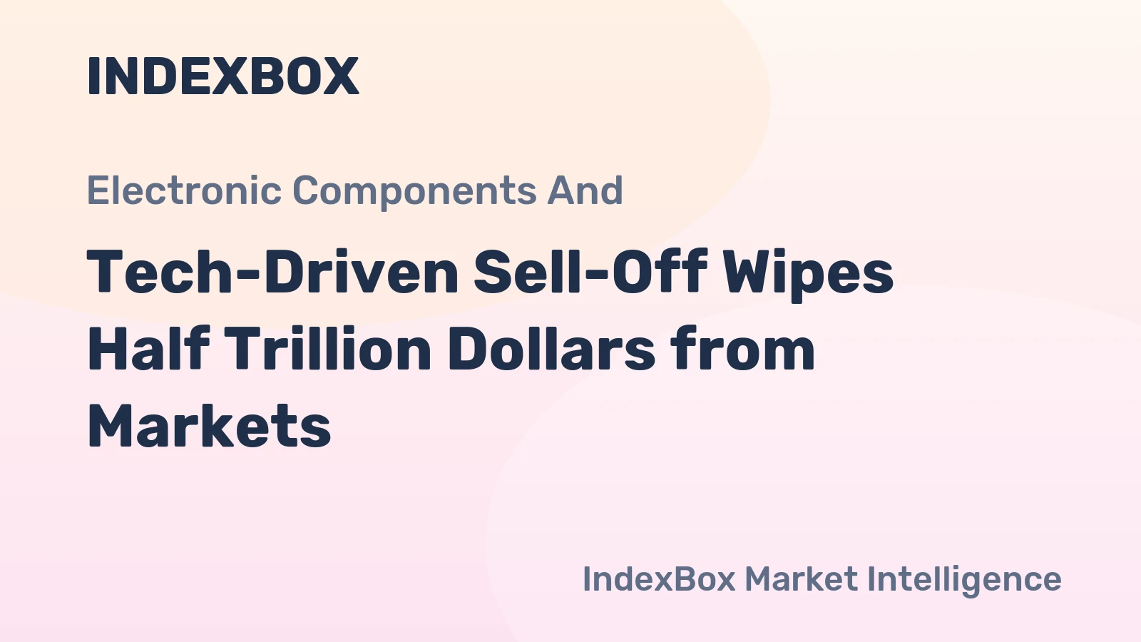 Tech-Driven Sell-Off Wipes Half Trillion Dollars from Markets