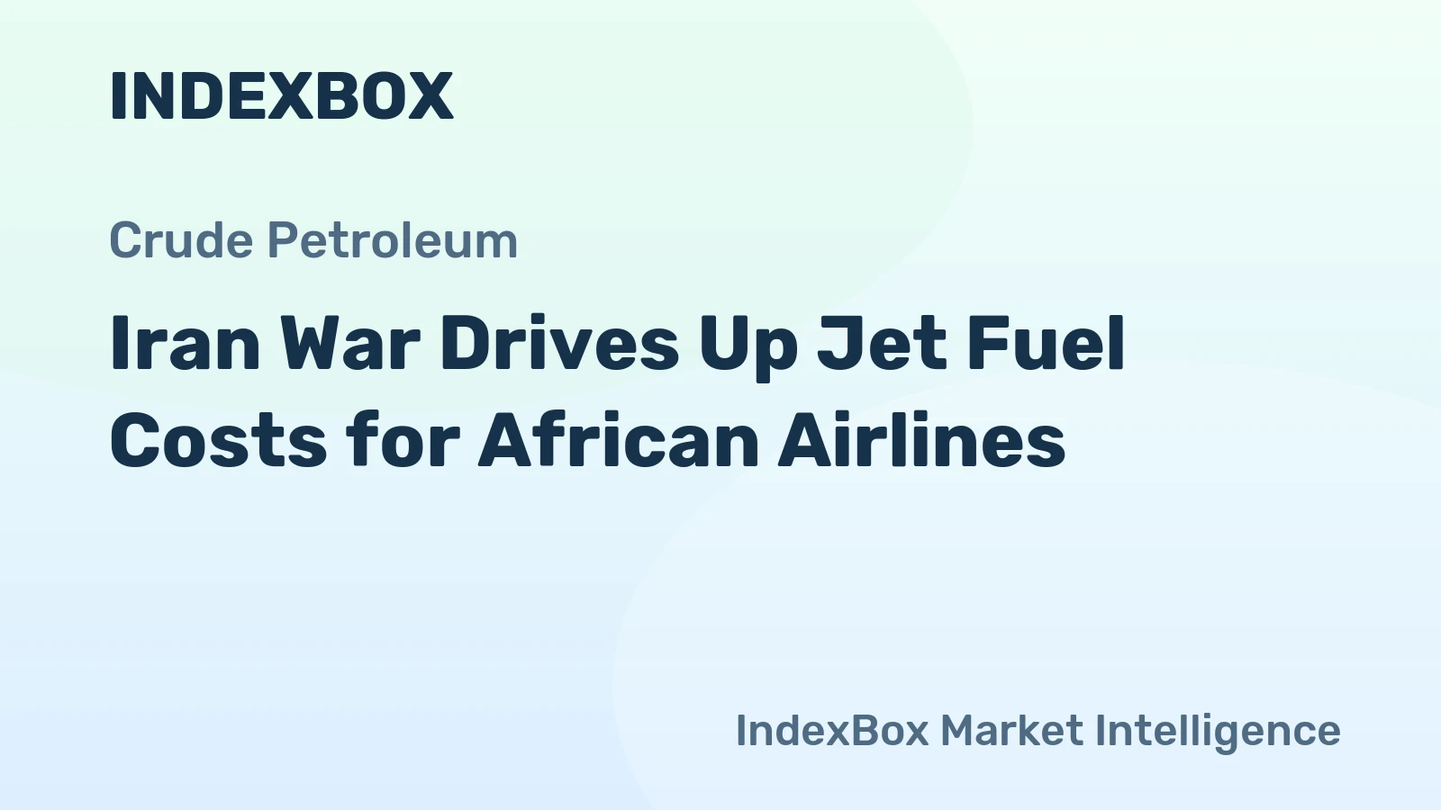 Iran War Drives Up Jet Fuel Costs for African Airlines
