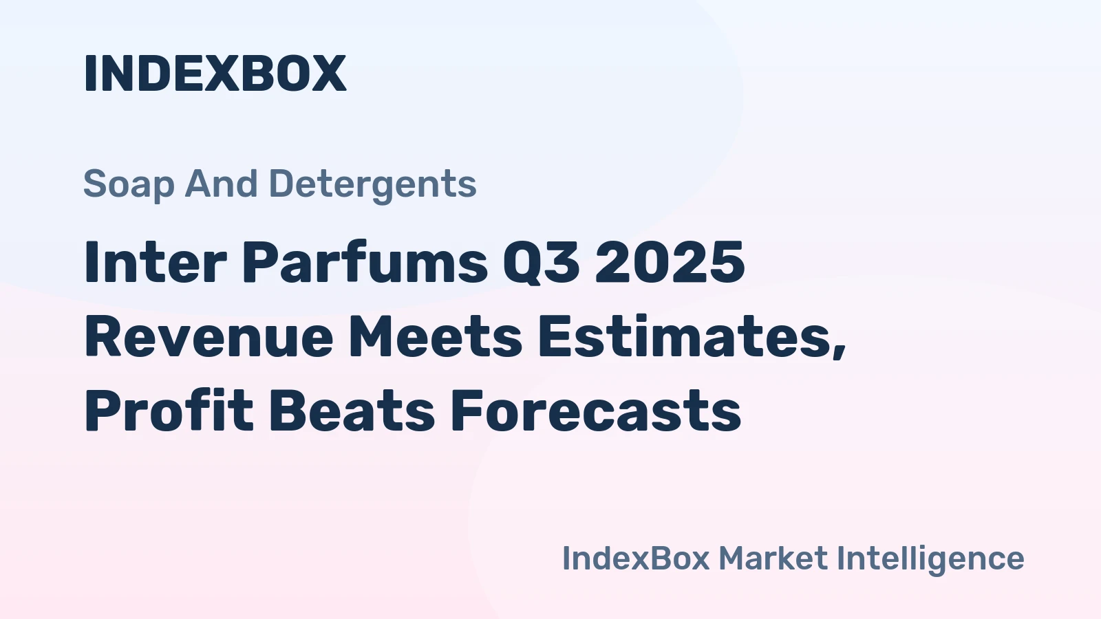 Inter Parfums Q3 2025 Revenue Meets Estimates, Profit Beats Forecasts