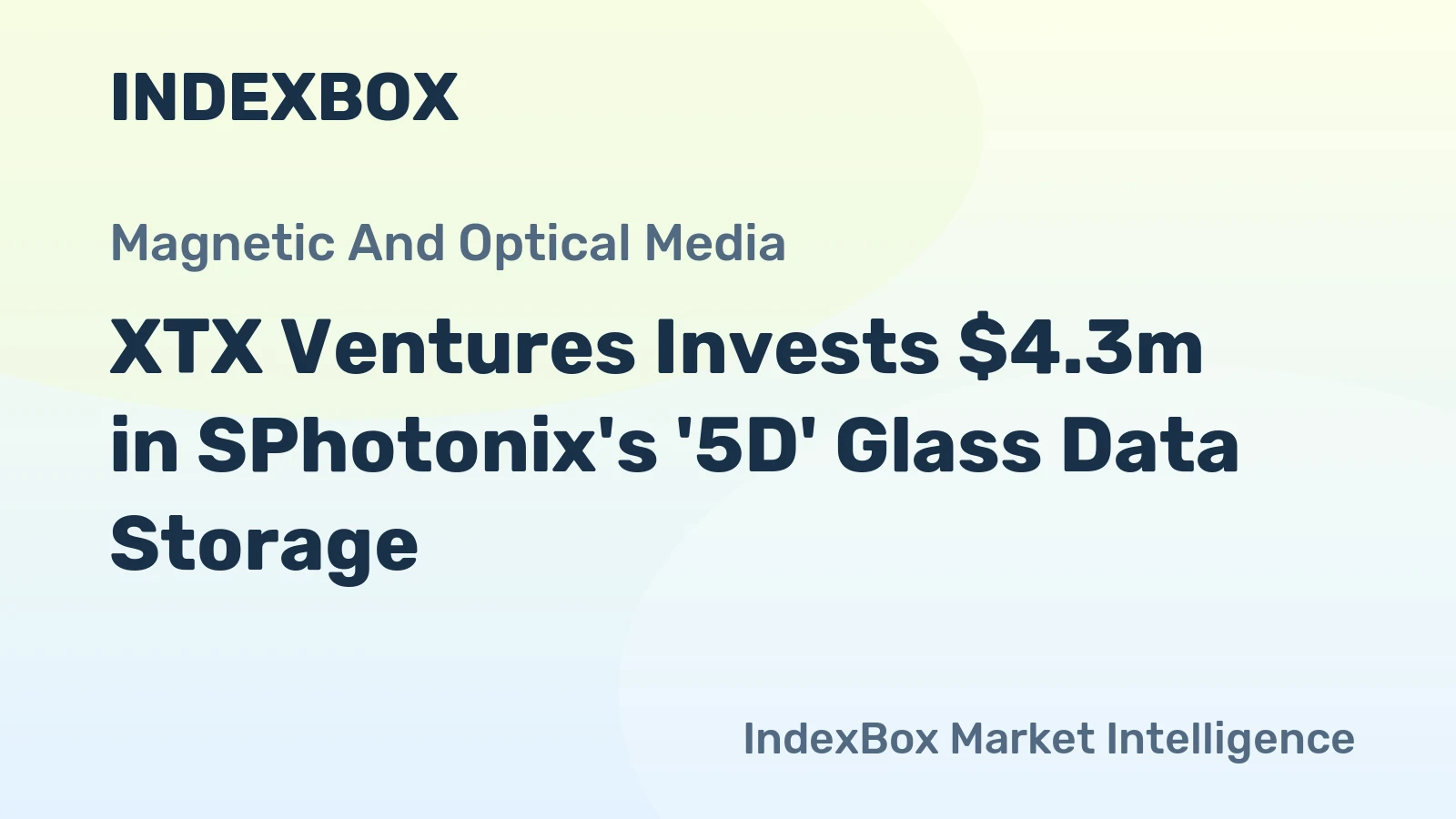 XTX Ventures Invests $4.3m in SPhotonix's '5D' Glass Data Storage