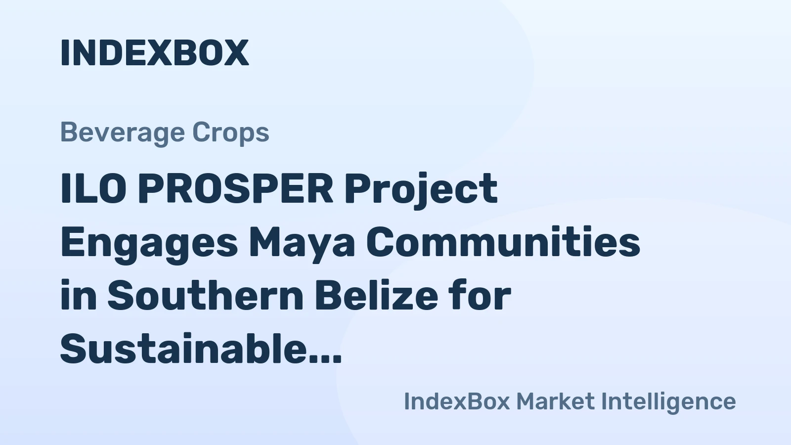 ILO PROSPER Project Engages Maya Communities in Southern Belize for Sustainable Livelihoods