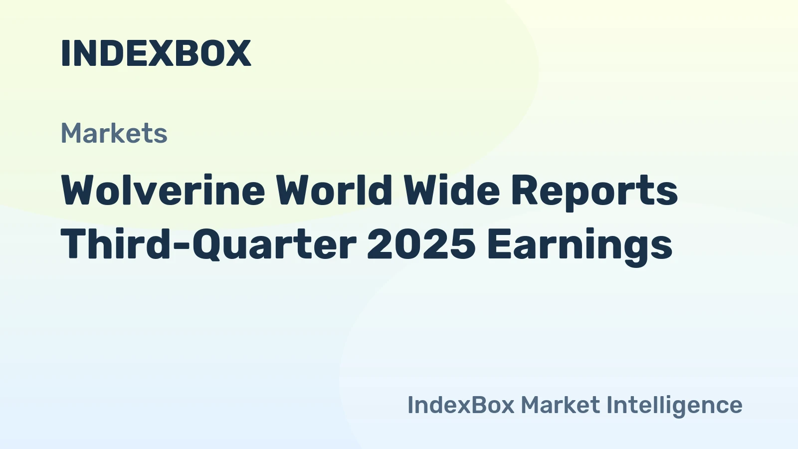 Wolverine World Wide Reports Third-Quarter 2025 Earnings