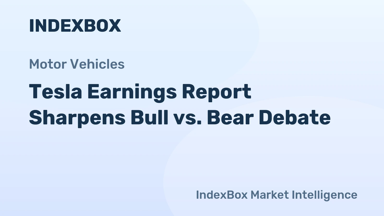 Tesla Earnings Report Sharpens Bull vs. Bear Debate