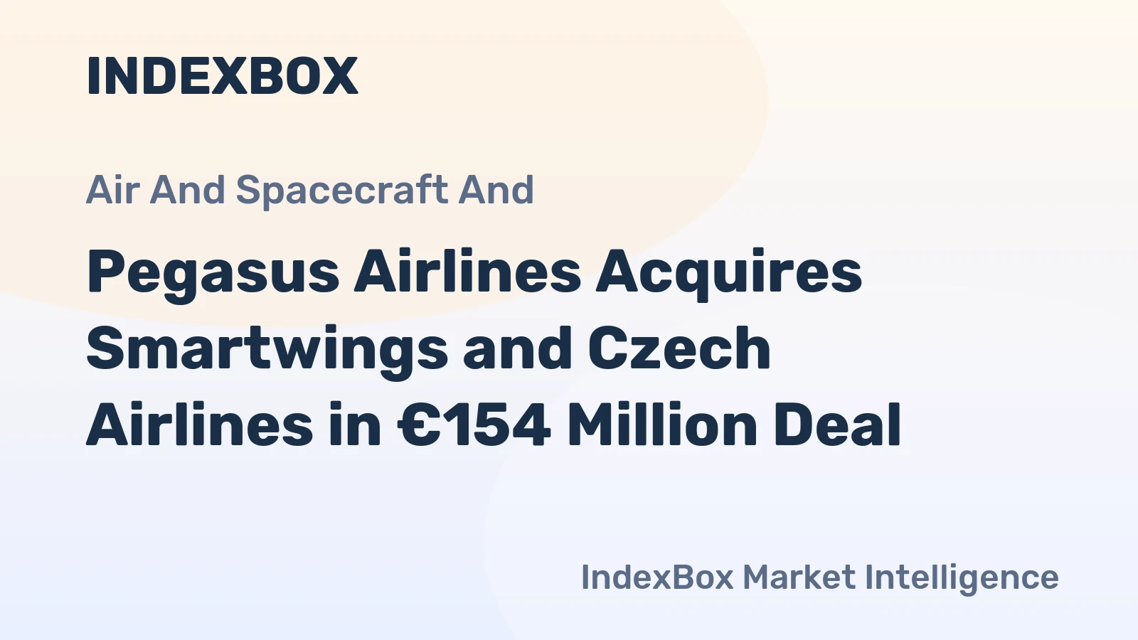 Pegasus Airlines Acquires Smartwings and Czech Airlines in €154 Million Deal