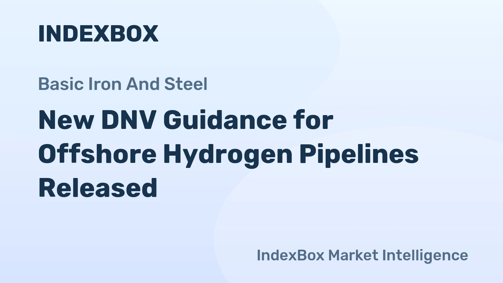 New DNV Guidance for Offshore Hydrogen Pipelines Released