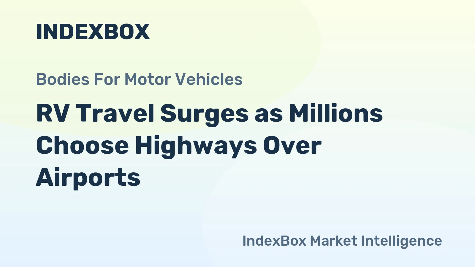 RV Travel Surges as Millions Choose Highways Over Airports