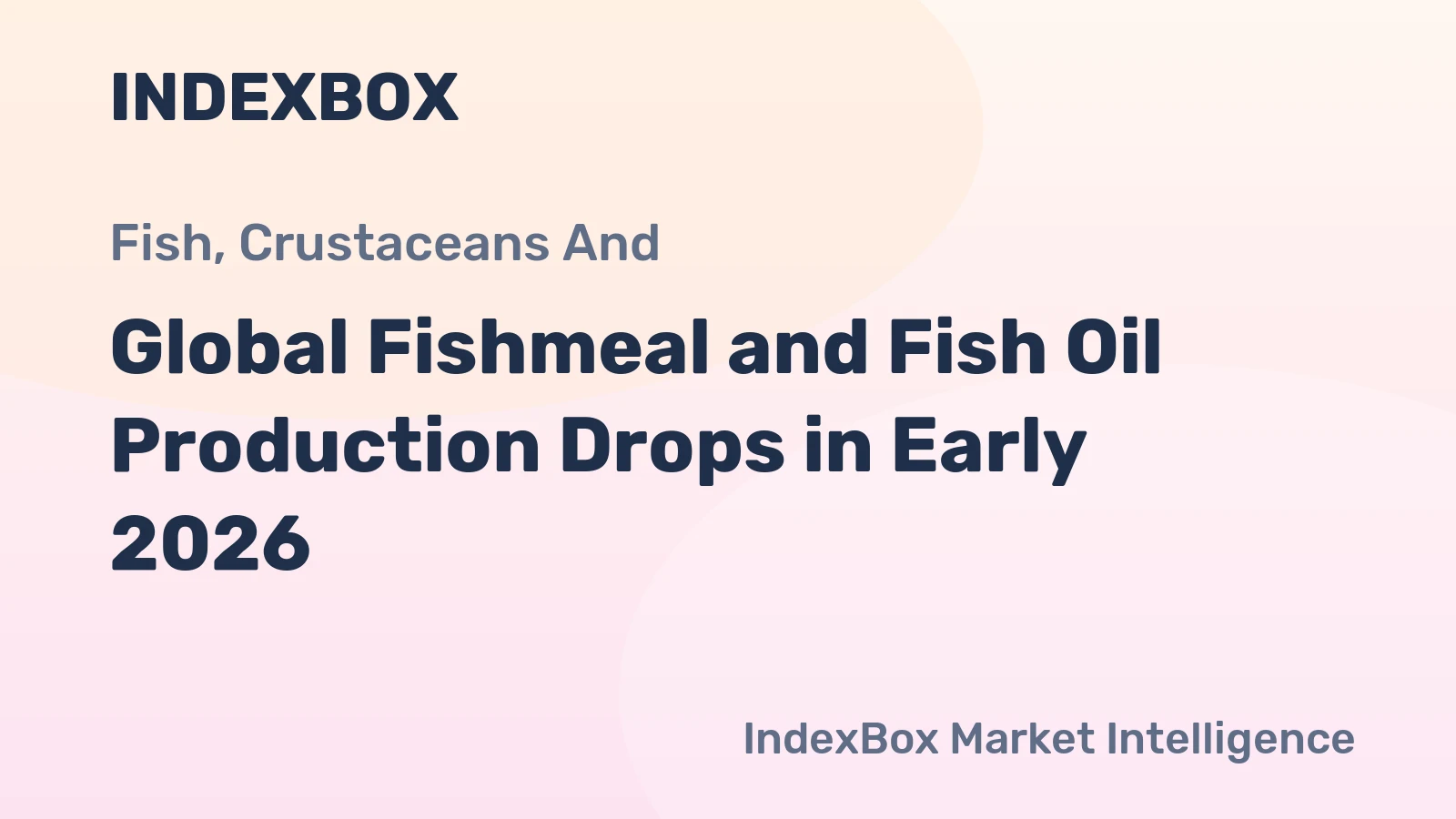 Global Fishmeal and Fish Oil Production Drops in Early 2026