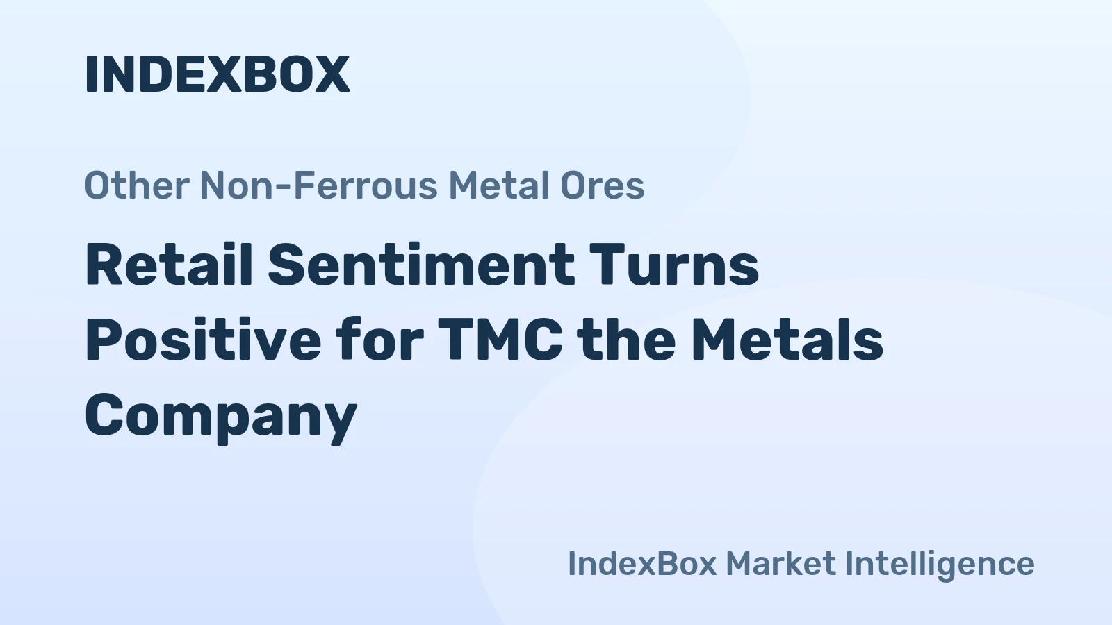 Retail Sentiment Turns Positive for TMC the Metals Company