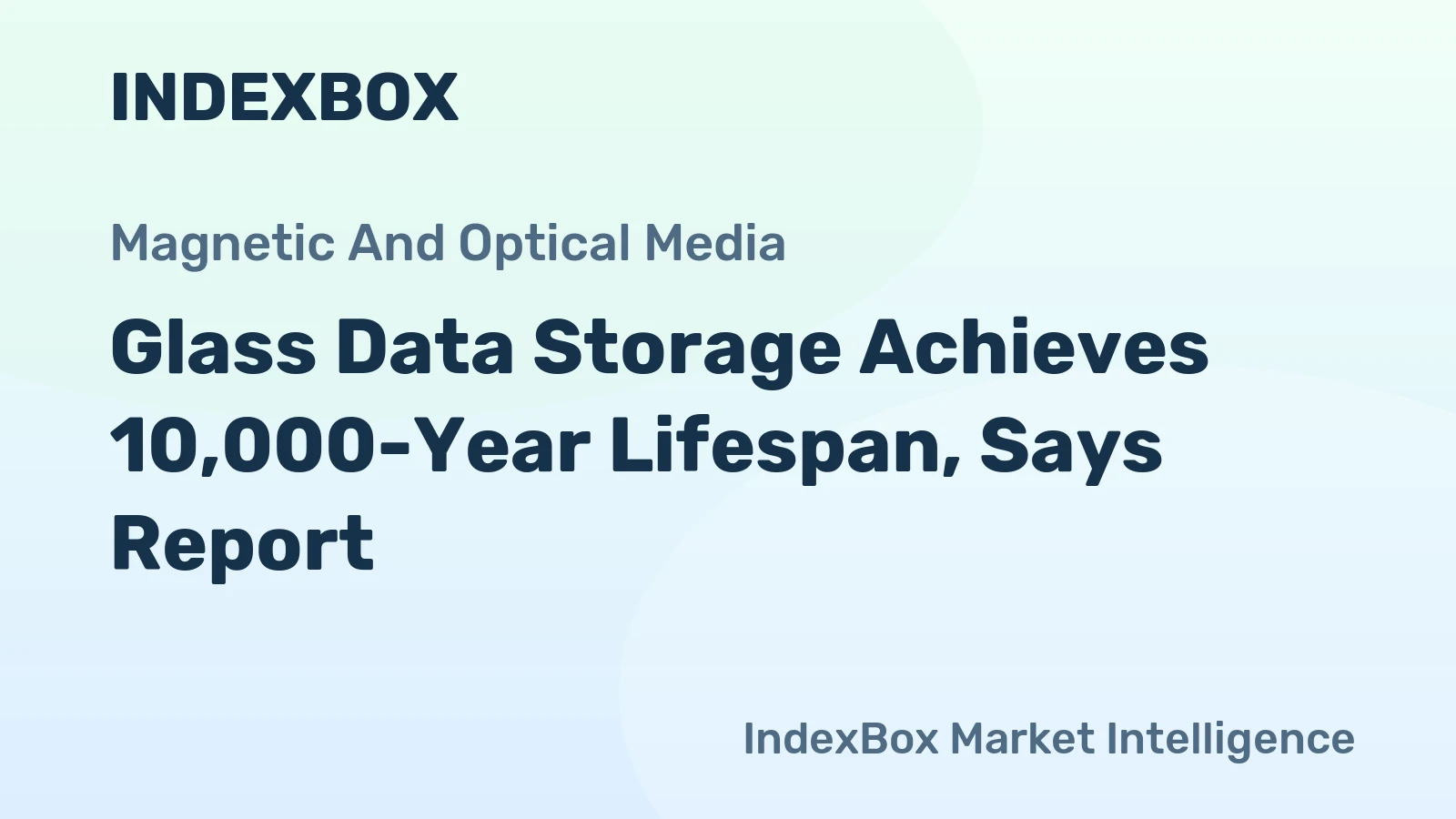 Glass Data Storage Achieves 10,000-Year Lifespan, Says Report
