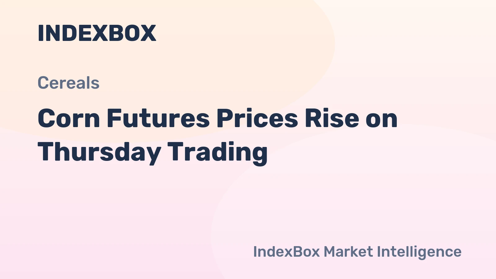 Corn Futures Prices Rise on Thursday Trading