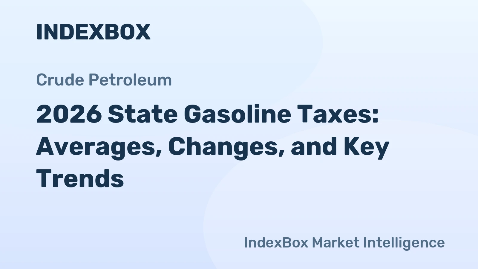 2026 State Gasoline Taxes: Averages, Changes, and Key Trends