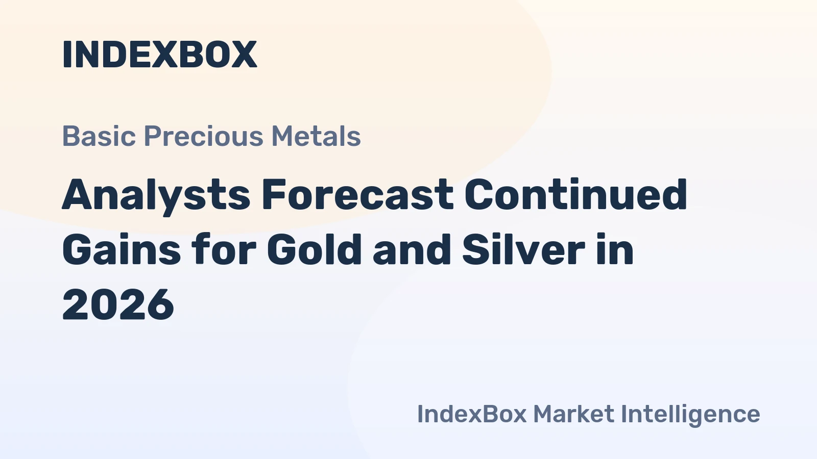 Analysts Forecast Continued Gains for Gold and Silver in 2026