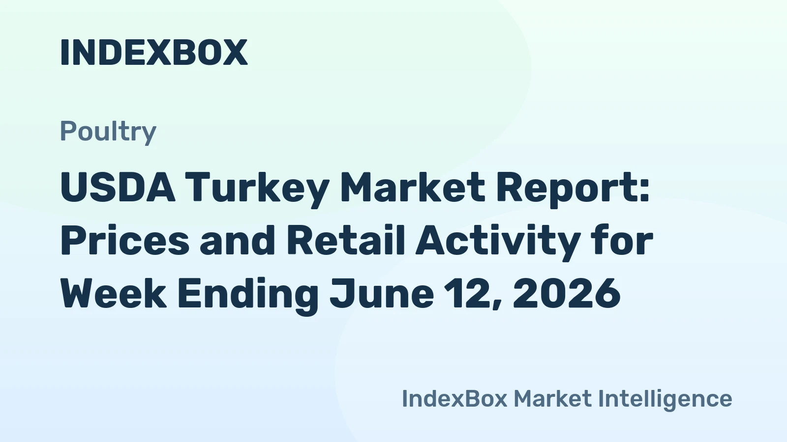 USDA Turkey Market Report: Prices and Retail Activity for Week Ending June 12, 2026