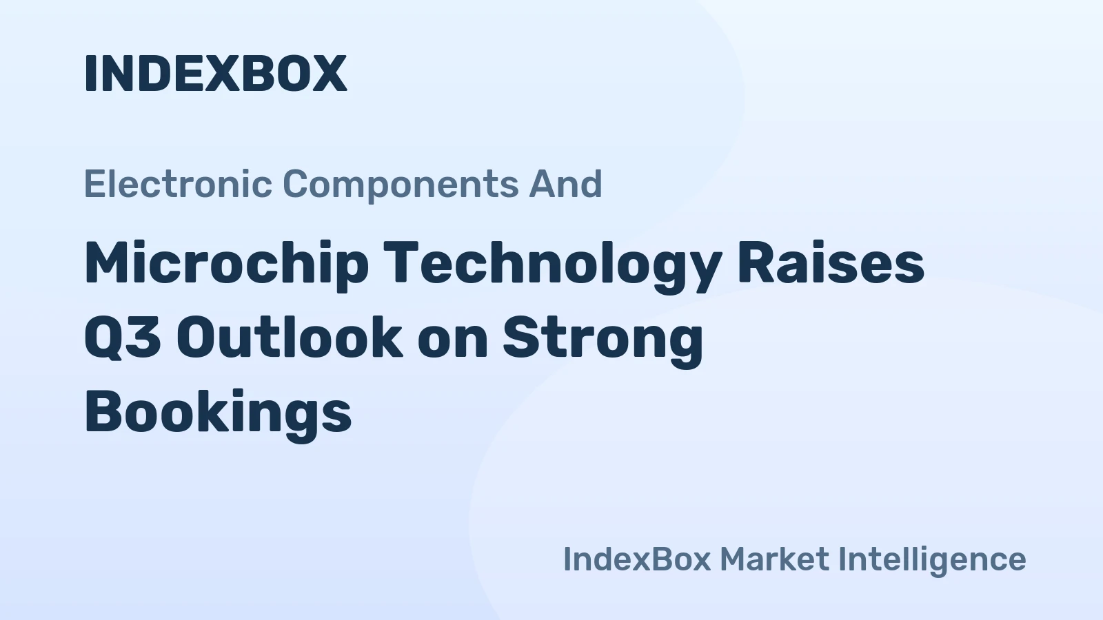 Microchip Technology Raises Q3 Outlook on Strong Bookings