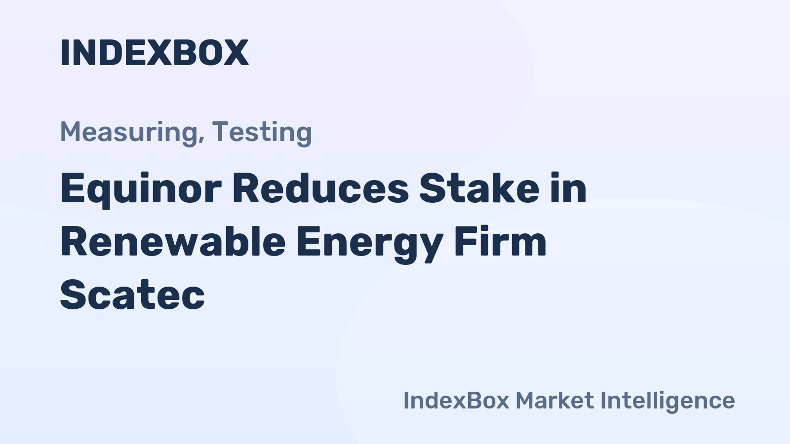 Equinor Reduces Stake in Renewable Energy Firm Scatec