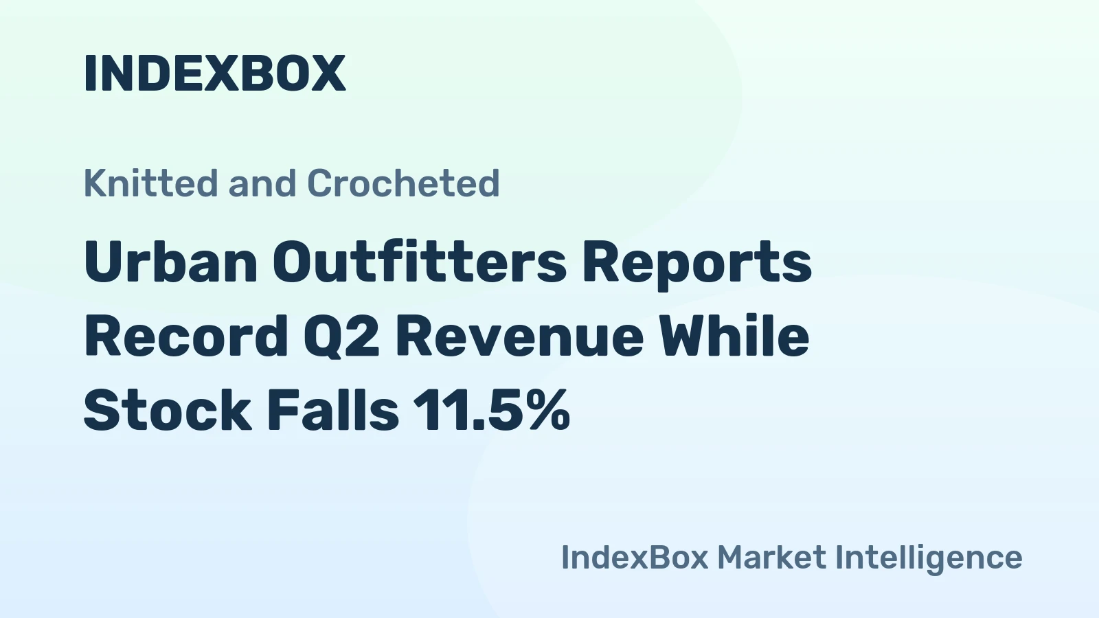 Urban Outfitters Reports Record Q2 Revenue While Stock Falls 11.5%