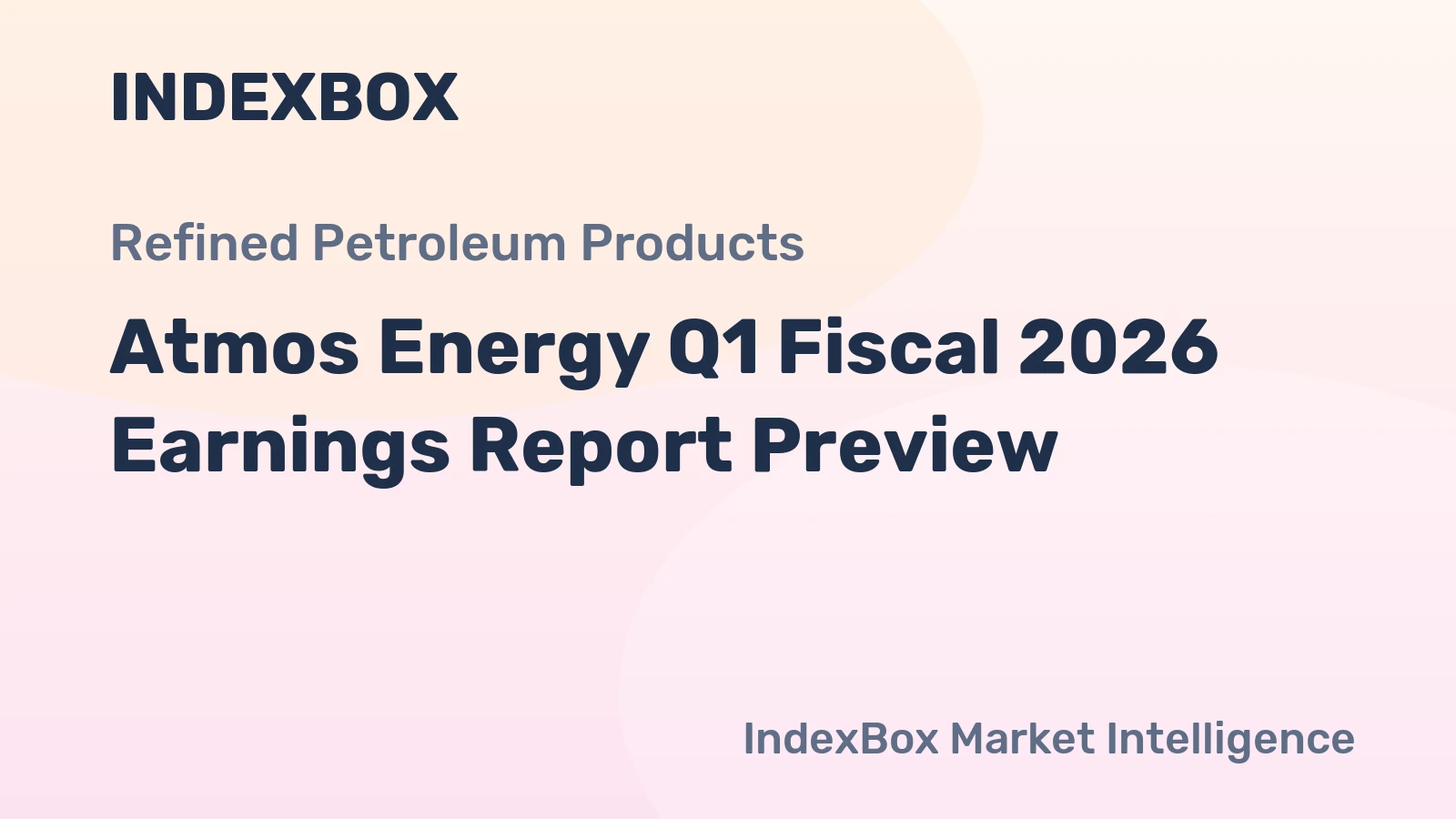 Atmos Energy Q1 Fiscal 2026 Earnings Report Preview