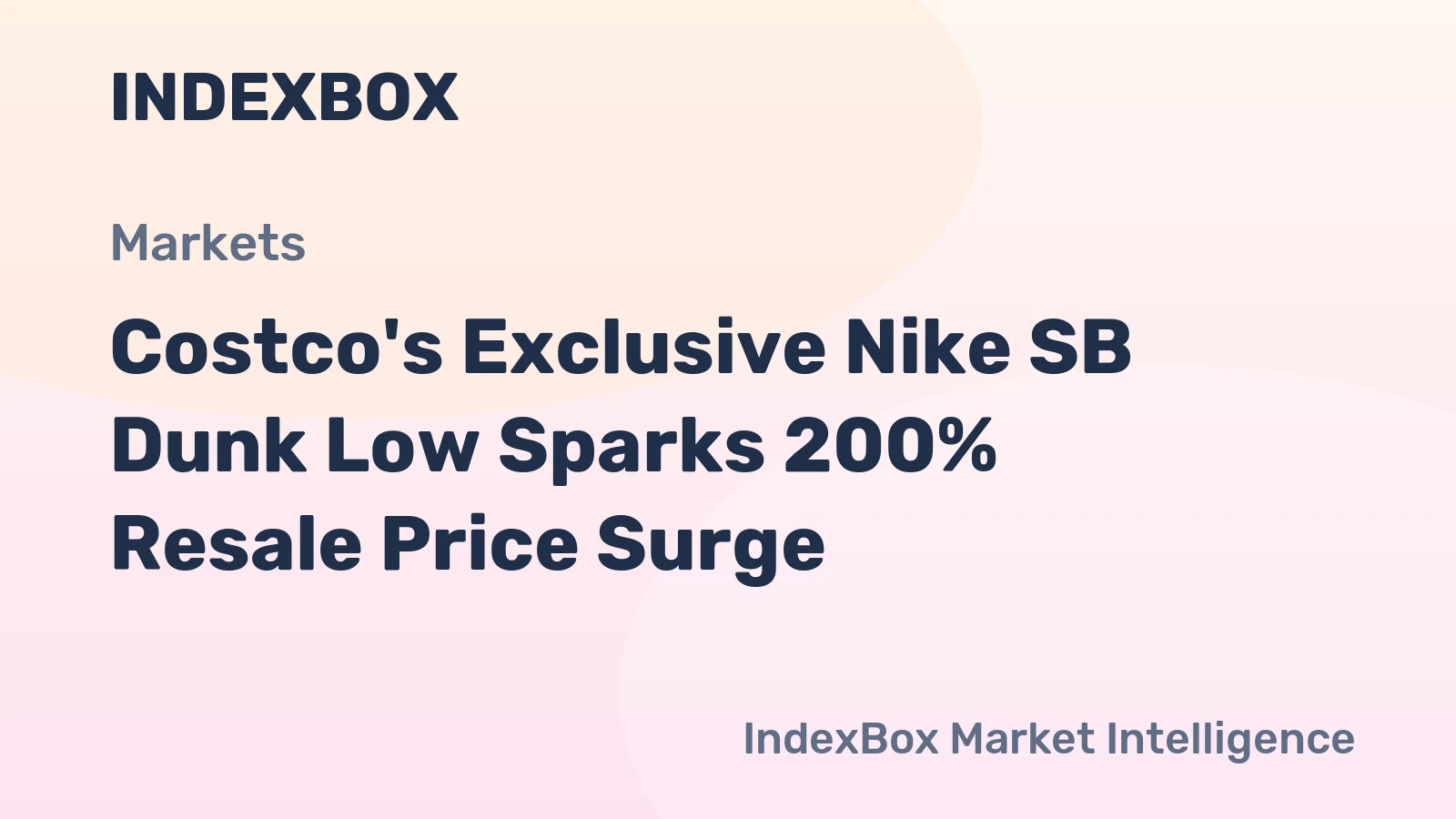 Costco's Exclusive Nike SB Dunk Low Sparks 200% Resale Price Surge