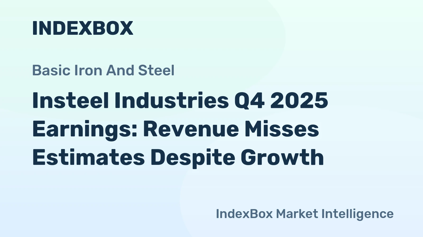 Insteel Industries Q4 2025 Earnings: Revenue Misses Estimates Despite Growth