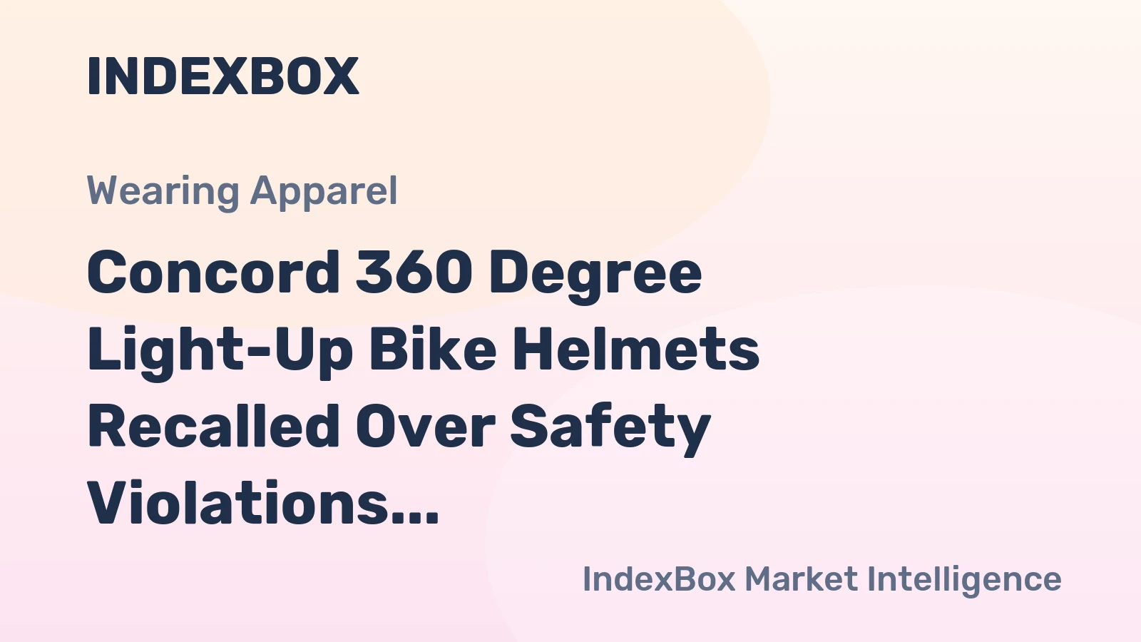 Concord 360 Degree Light-Up Bike Helmets Recalled Over Safety Violations