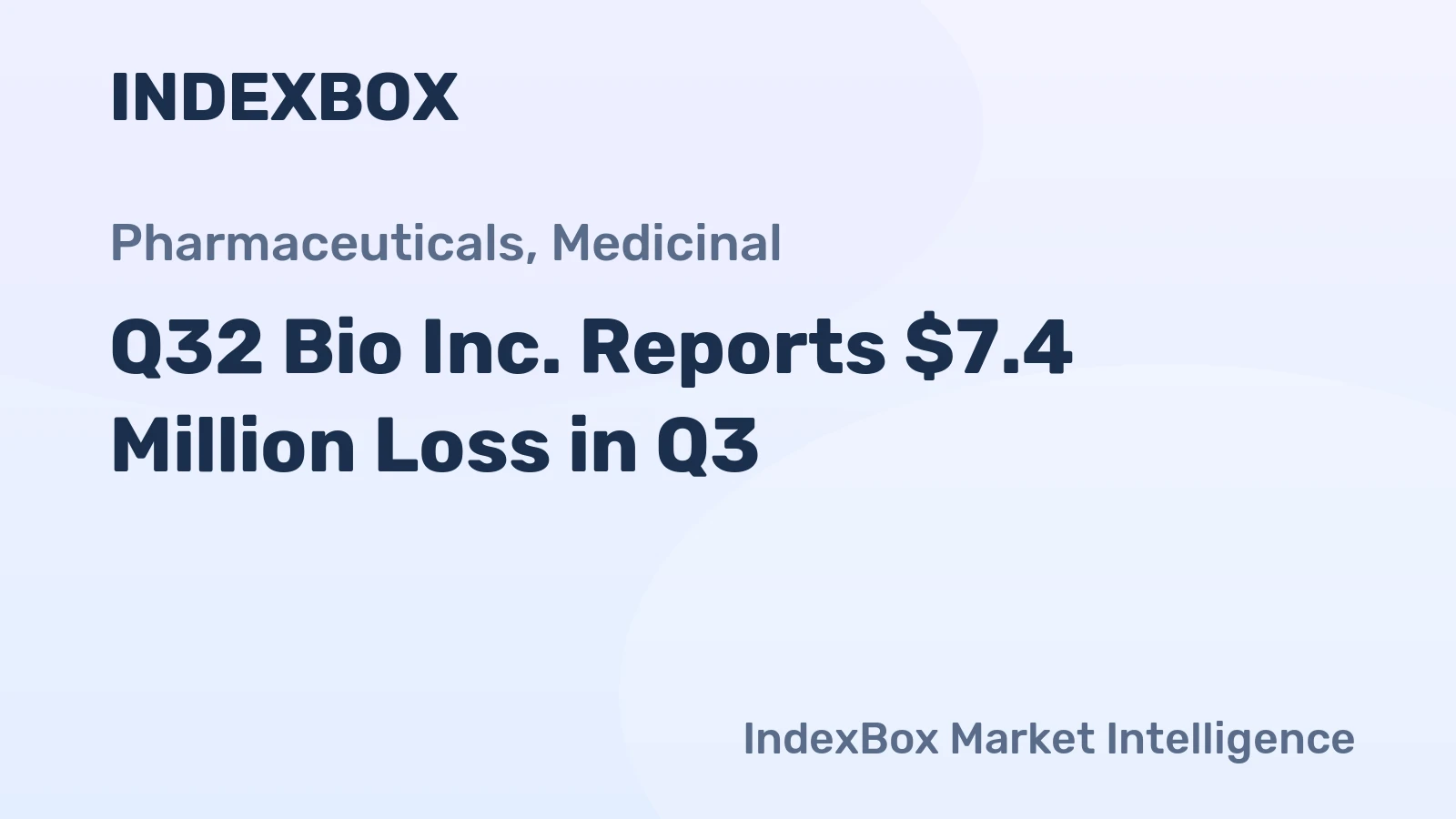 Q32 Bio Inc. Reports $7.4 Million Loss in Q3