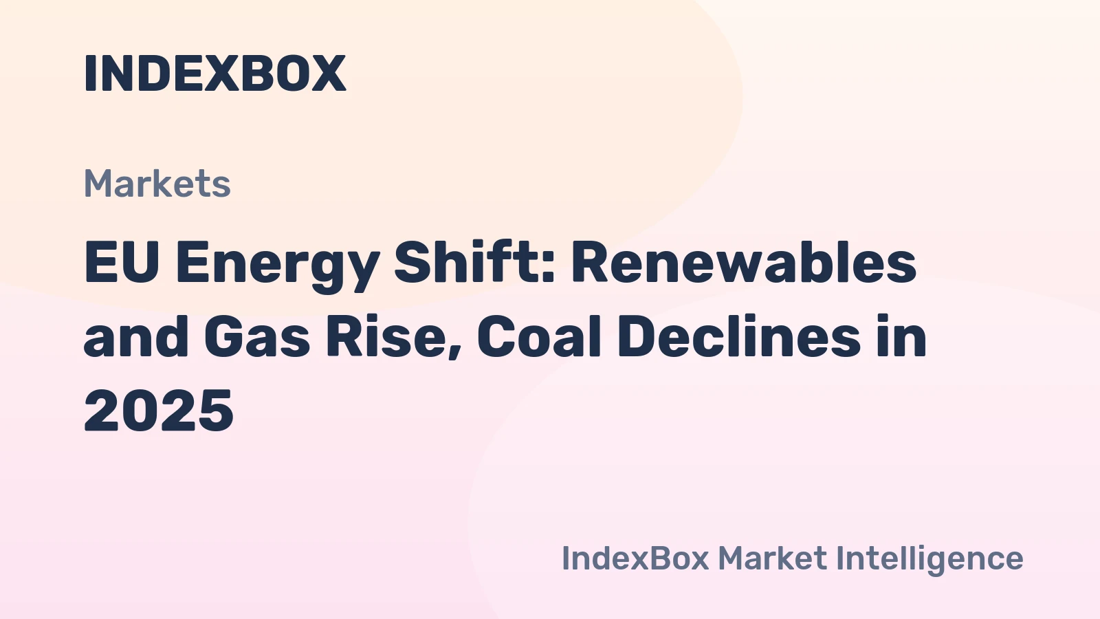 EU Energy Shift: Renewables and Gas Rise, Coal Declines in 2025