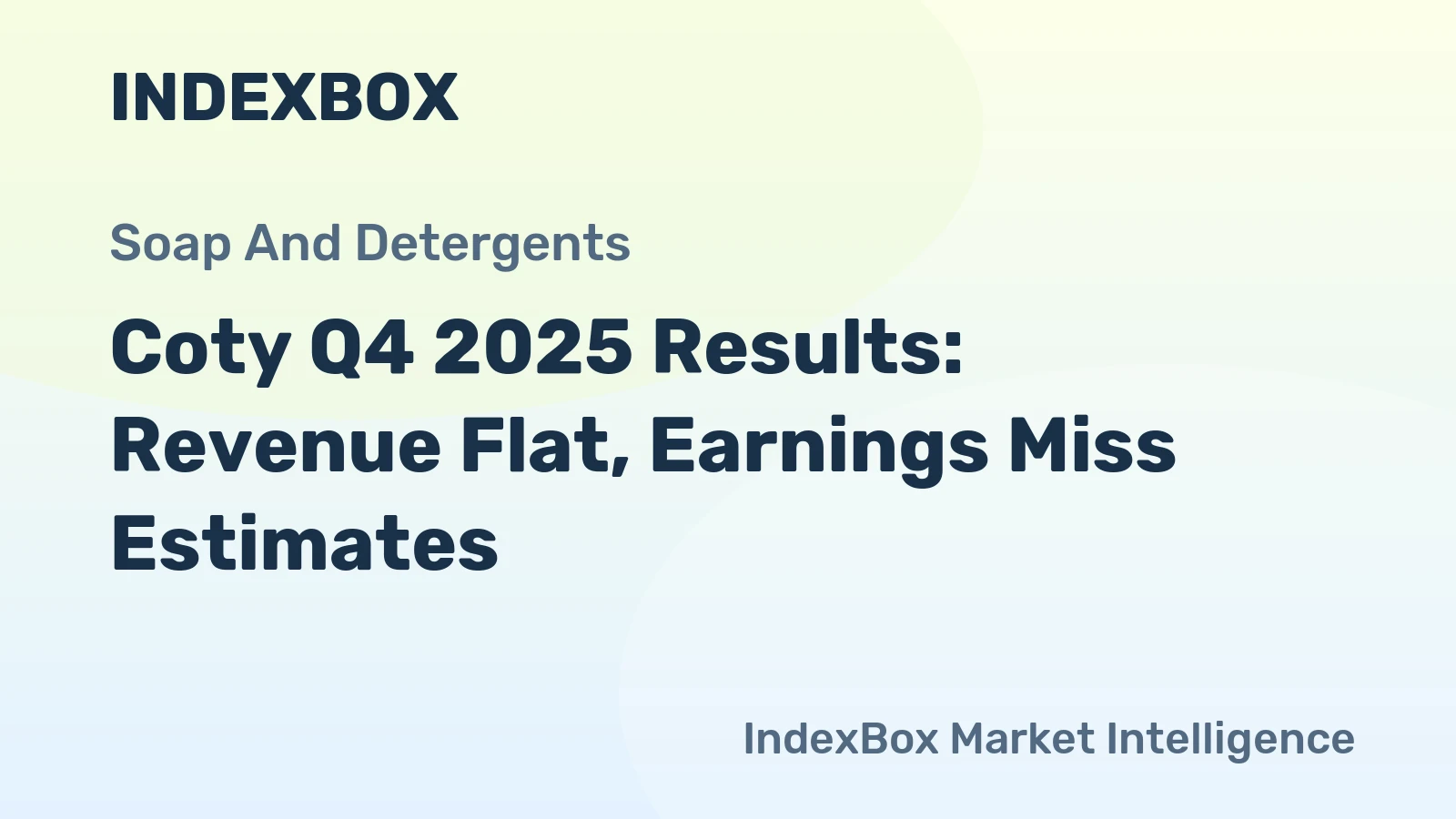 Coty Q4 2025 Results: Revenue Flat, Earnings Miss Estimates