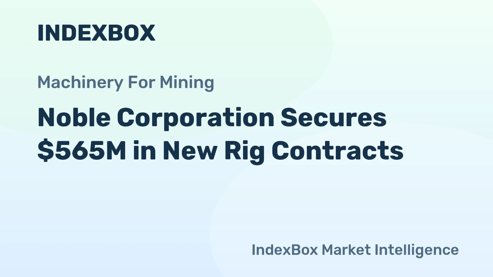 Noble Corporation Secures $565M in New Rig Contracts