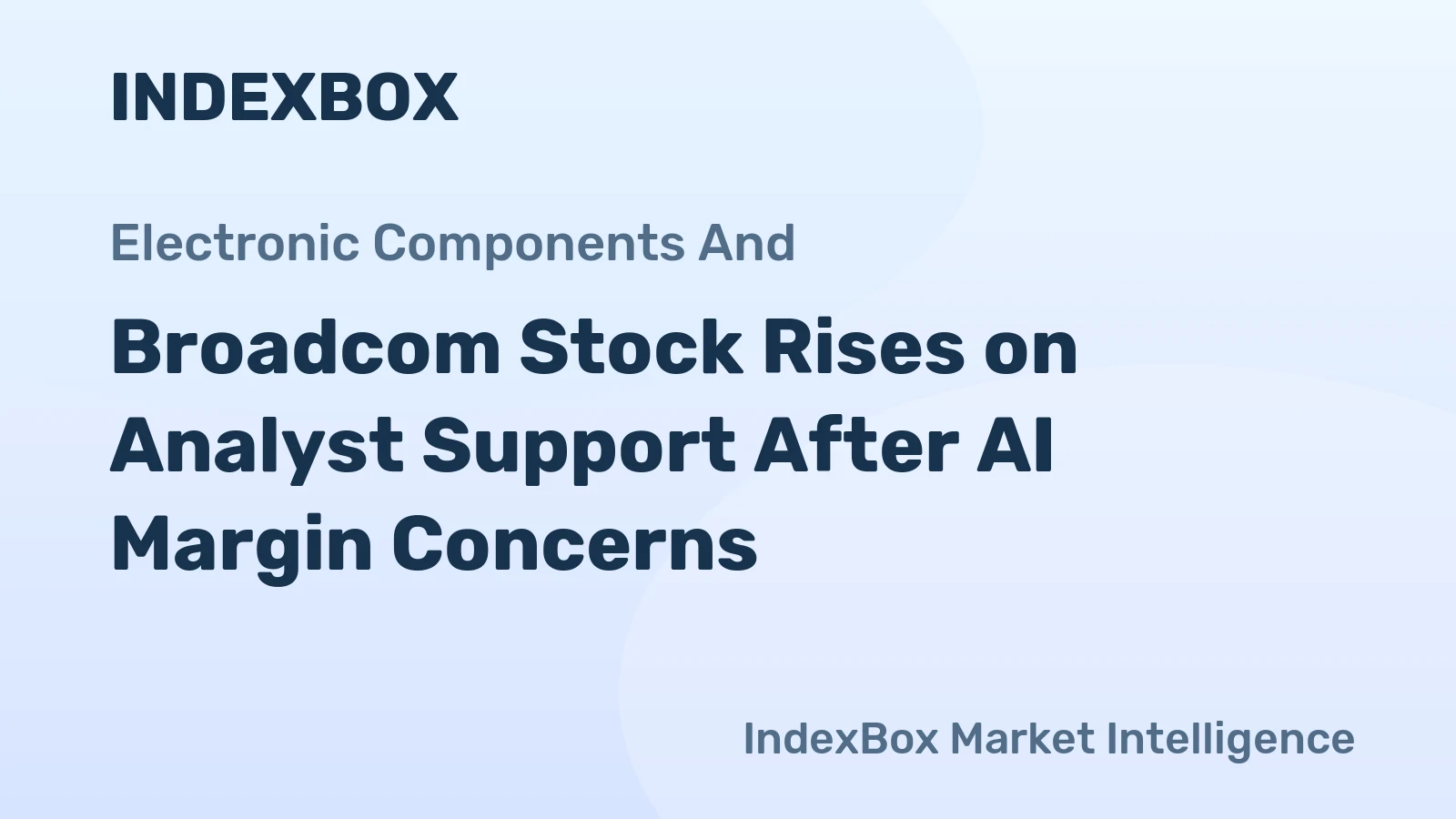 Broadcom Stock Rises on Analyst Support After AI Margin Concerns