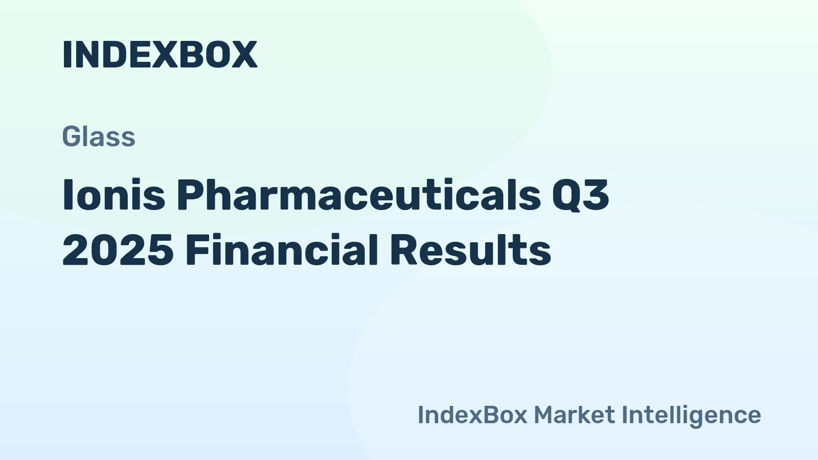 Ionis Pharmaceuticals Q3 2025 Financial Results