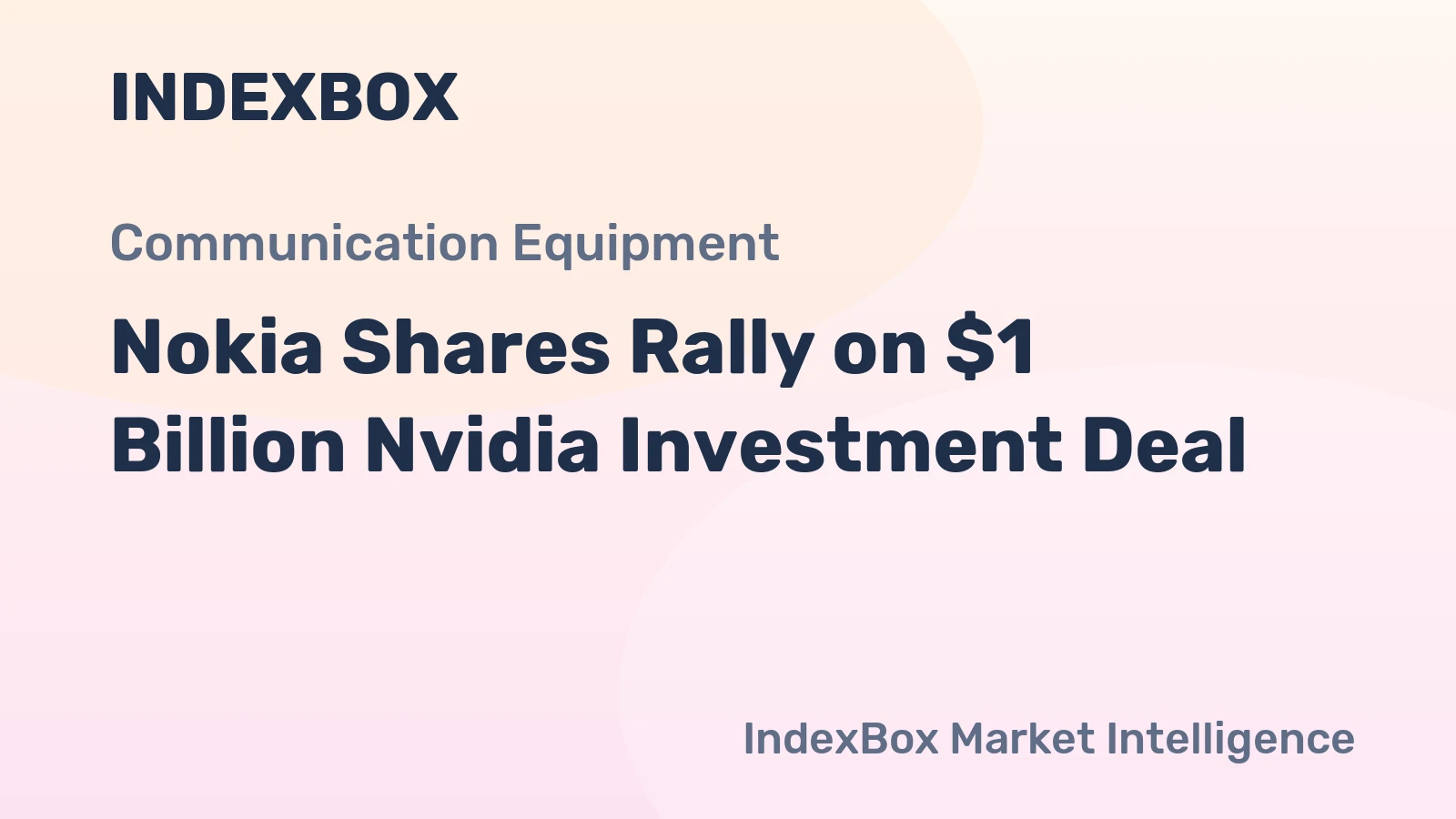 Nokia Shares Rally on $1 Billion Nvidia Investment Deal